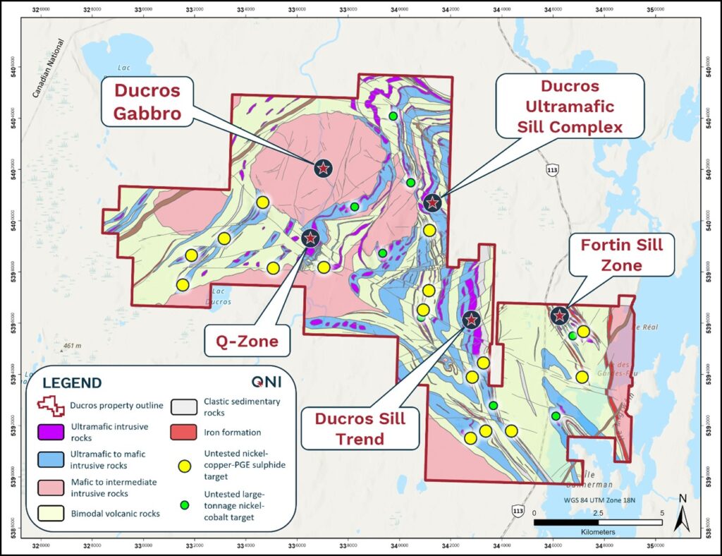 QUÉBEC NICKEL COMPLETES 2023 EXPLORATION PROGRAMS AT ITS DUCROS NICKEL ...